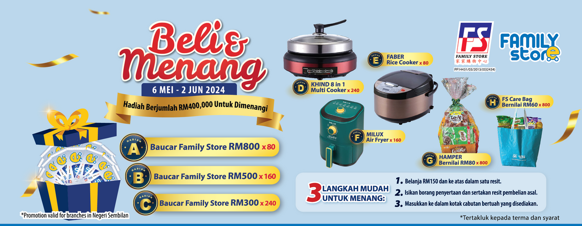 May Special Promotion – Family Store